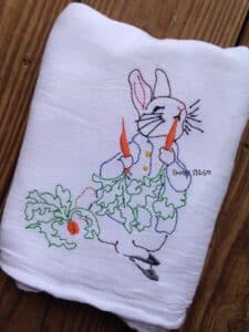 Peter Rabbit Eating Carrots Heirloom