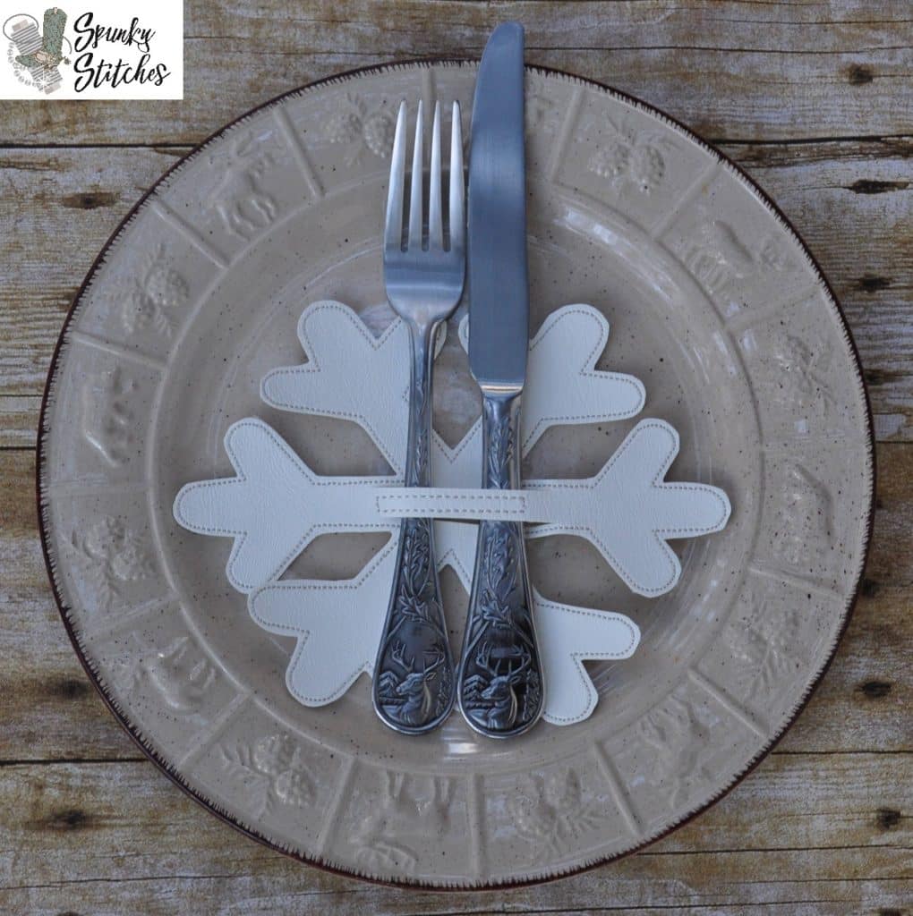 Snowflake Silverware holder