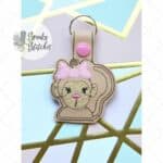 Monkey Girl Key Fob