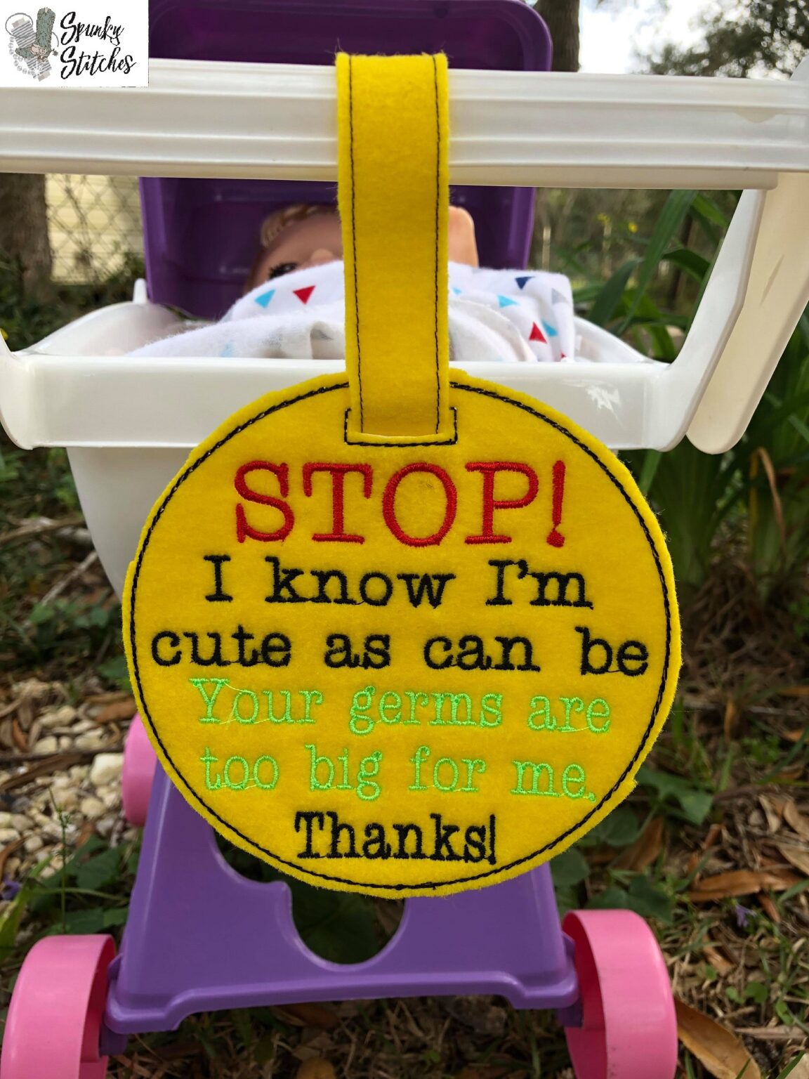 Please Don’t Touch Baby Carseat/Stroller Tag