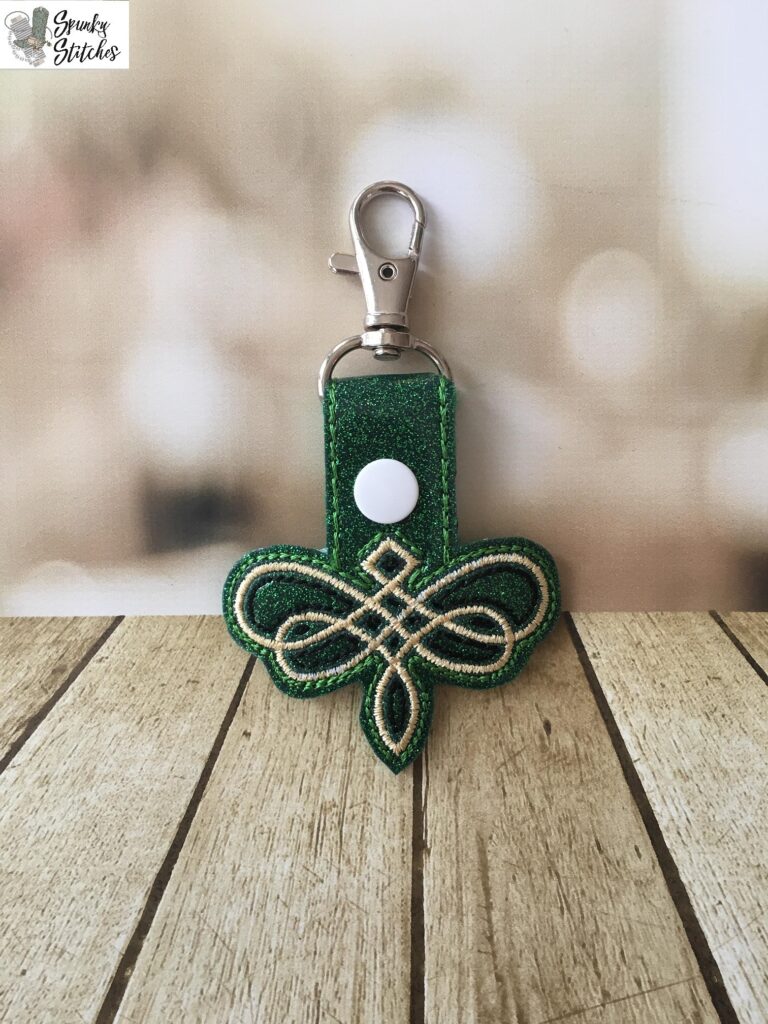 Celtic Dragonfly Key Fob