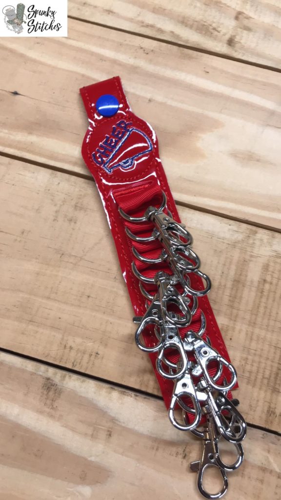 Cheer Bow Holder Backpack Key Fob