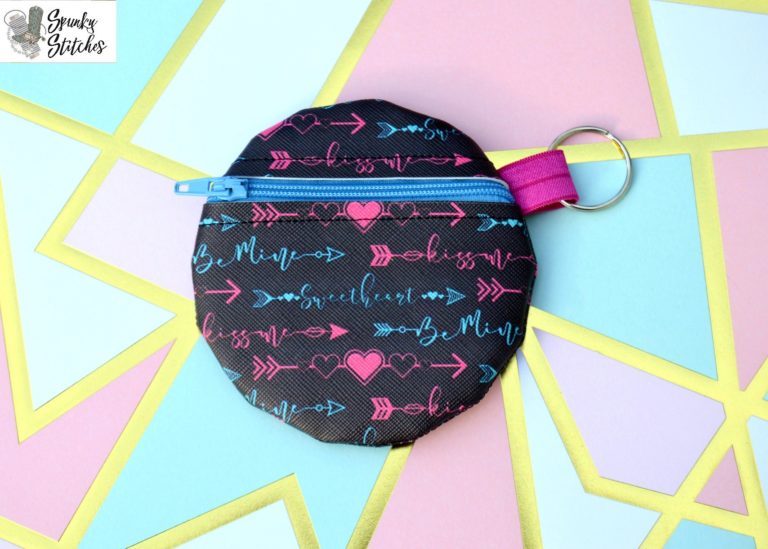 Small Top Circle Zipper Bag