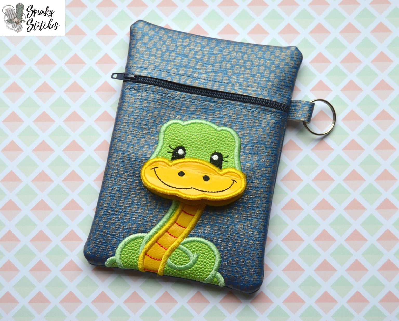 Snake Flap Zipper Bag
