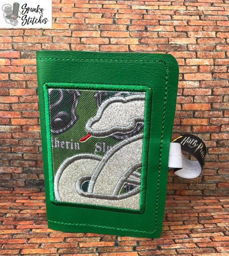 Snake Mini Notebook Cover with Zipper Pocket