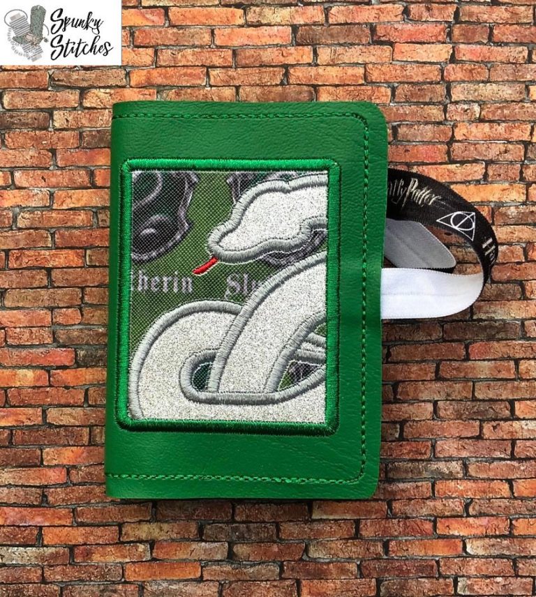 Snake Mini Notebook Cover with Zipper Pocket
