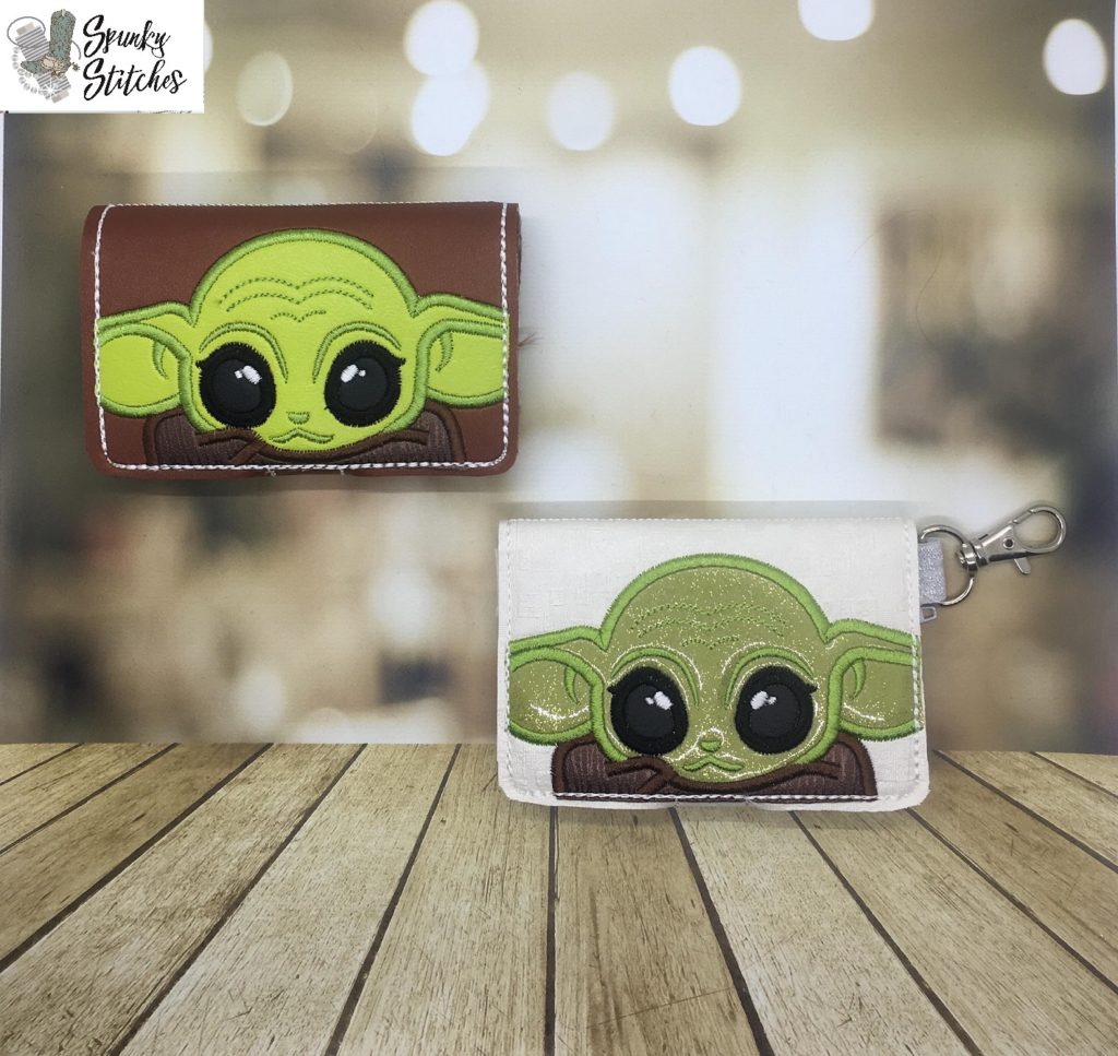 Baby Green Guy Mini Zipper Wallet