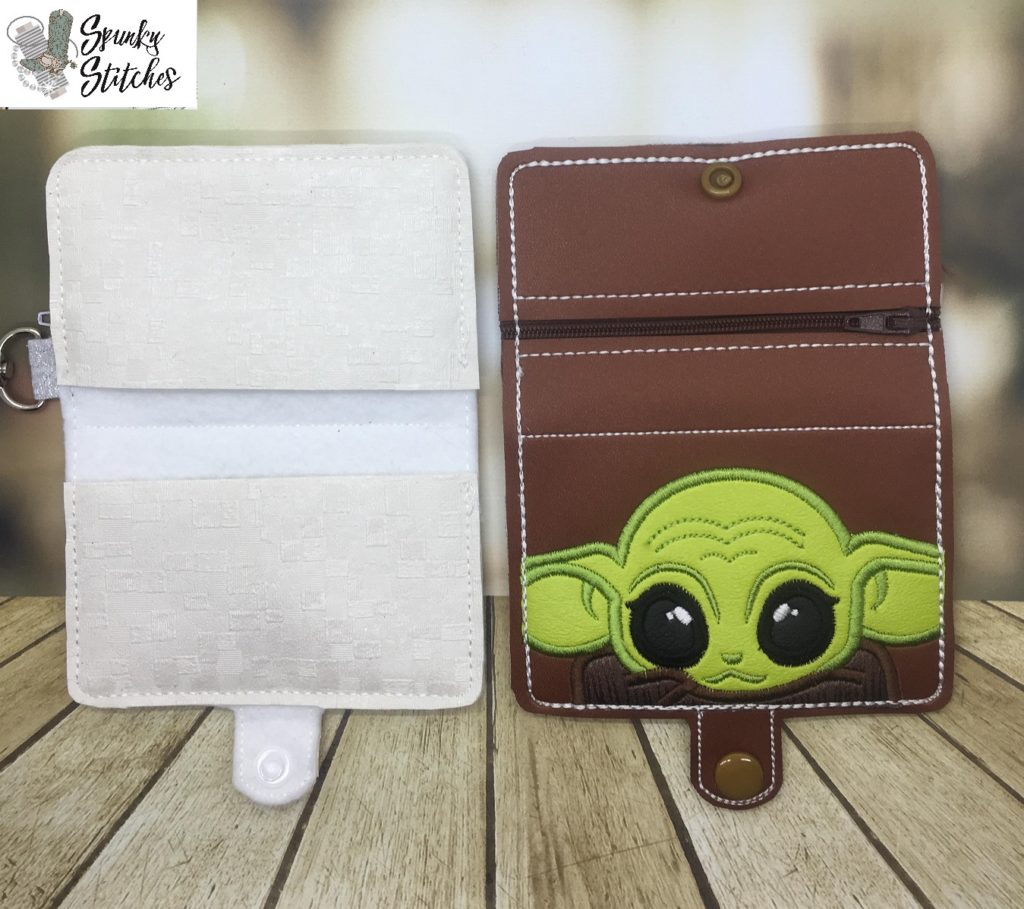 Baby Green Guy Mini Zipper Wallet