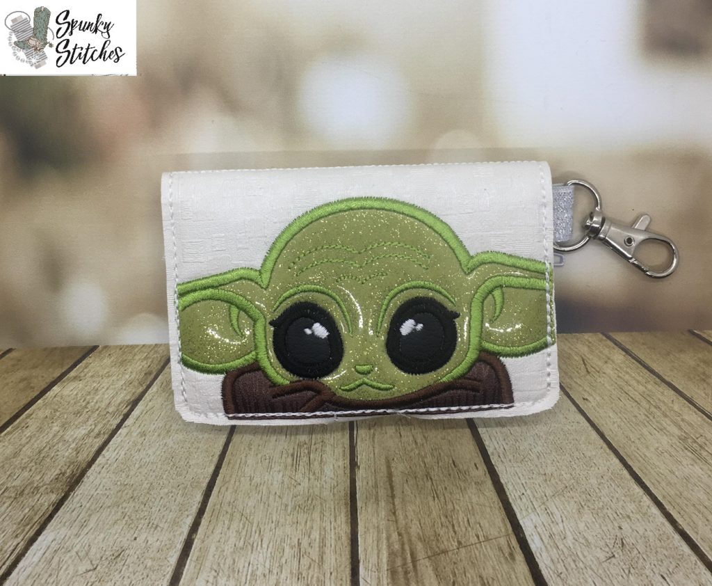 Baby Green Guy Mini Zipper Wallet