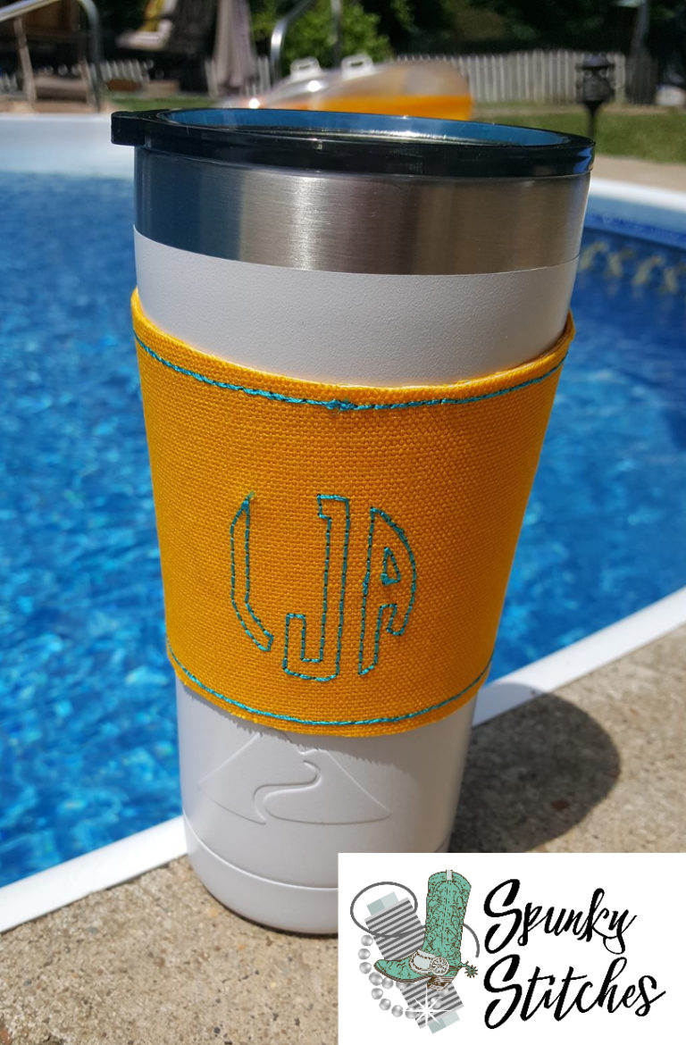 Blank Stainless steel cup wrap with alphabet