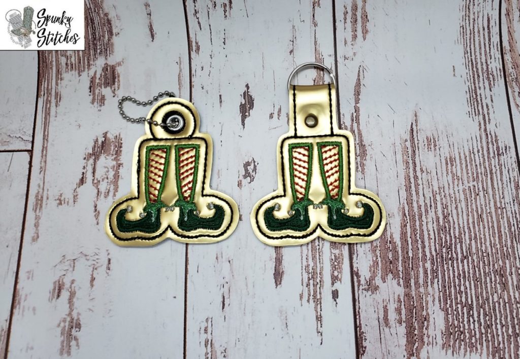 Elf Feet Key Fob and Zipper Pull