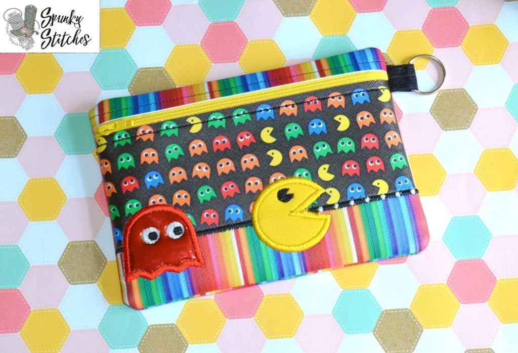 Pac Man Zipper Bag