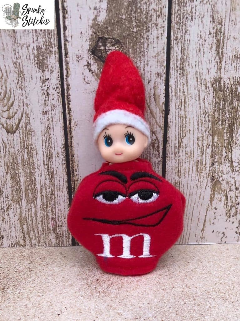 Red Candy Baby Elf Costume