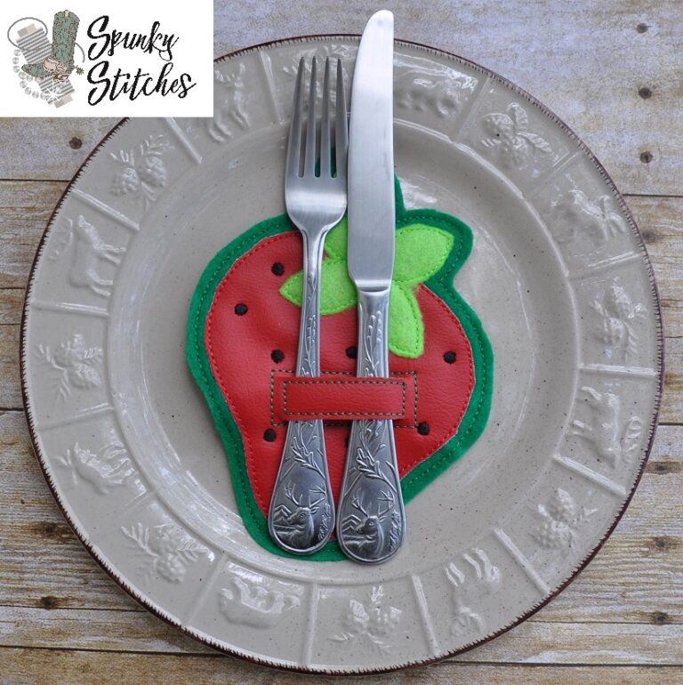Strawberry Silverware holder