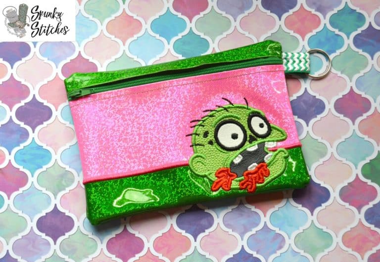 Zombie Zone Zipper Bag