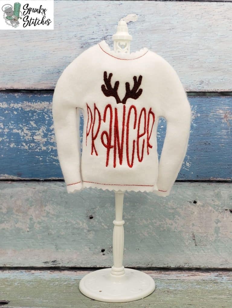 Prancer Deer Elf Shirt