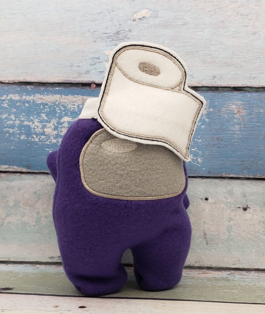 Toilet Paper Crewmate Stuffy Feltie Hats (stuffy sold separately)