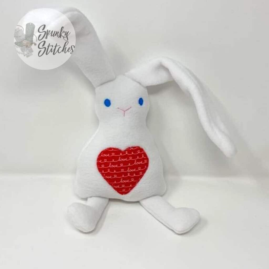 Floppy Ear Heart Bunny Stuffy