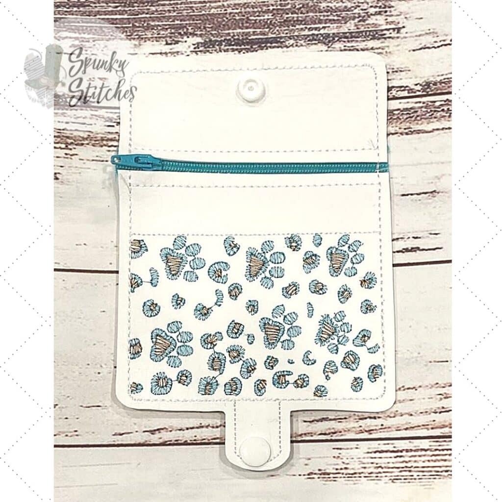 Leopard Paw Print Mini Notebook Cover