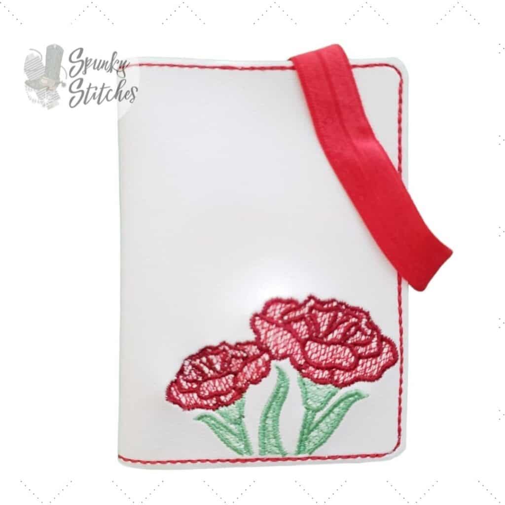 Carnation Mini Notebook Cover