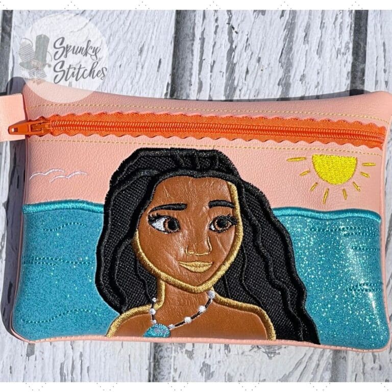 princess mermaid Split Zipper Bag
