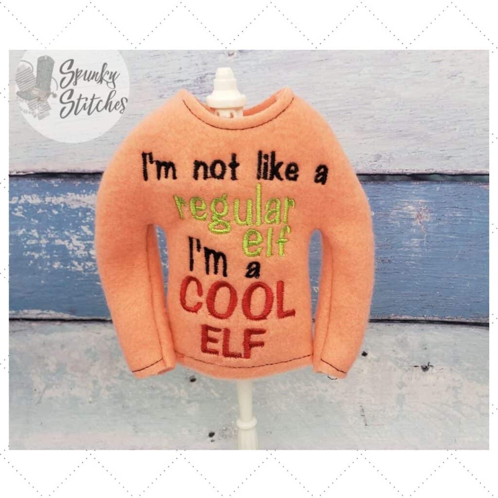 I’m Not A Regular Elf I’m a Cool Elf Shirt