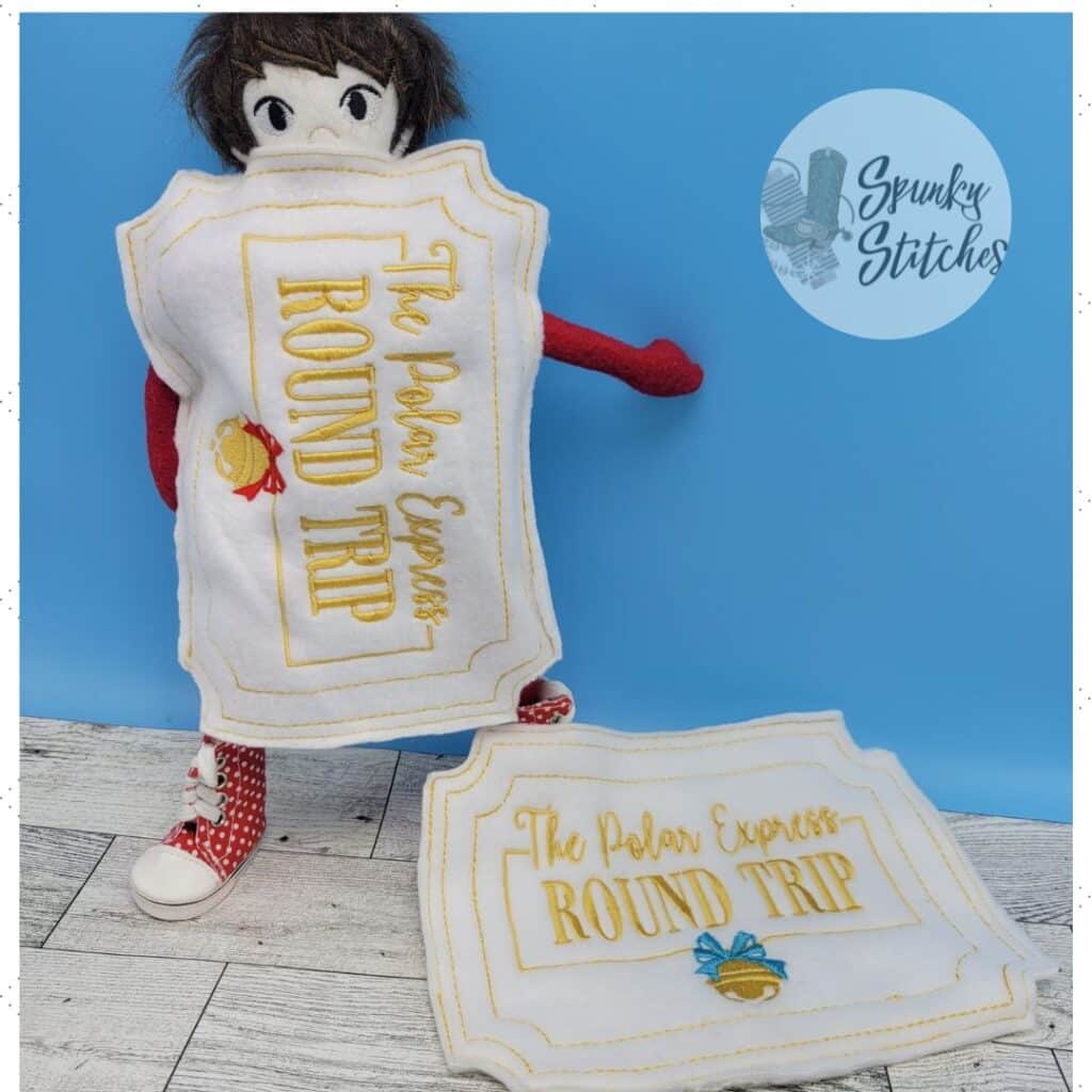 Train Ticket Elf Costume