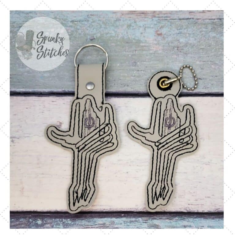 Black Sword Key Fob and Zipper Pull