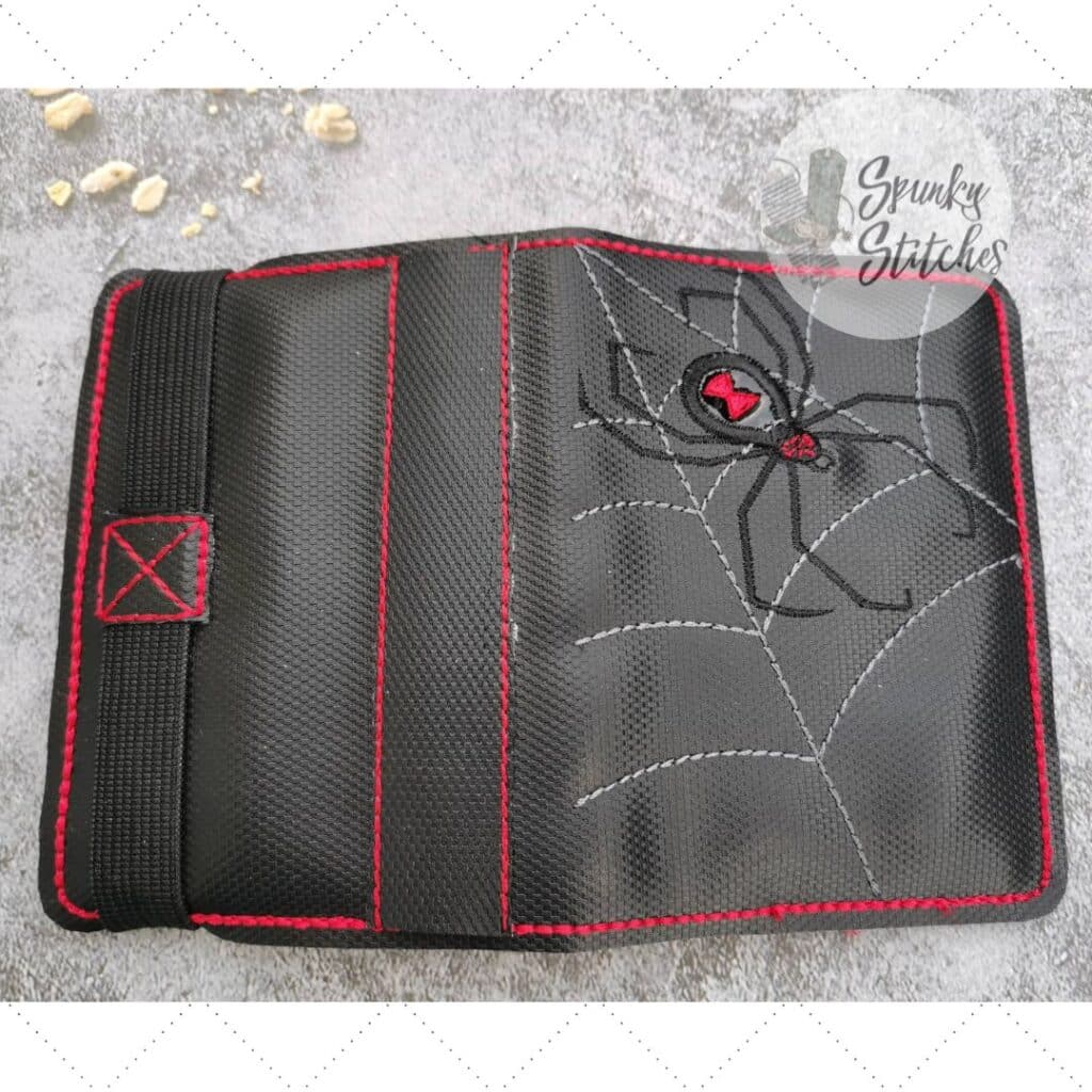 Black Widow Spider Mini Notebook Cover