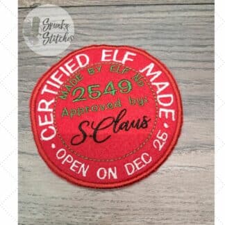 Elf Made Badge