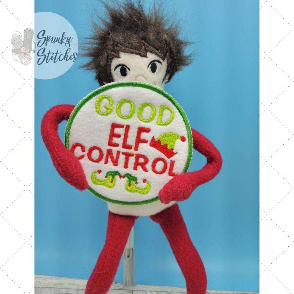 Good/No Elf Control Badge Set