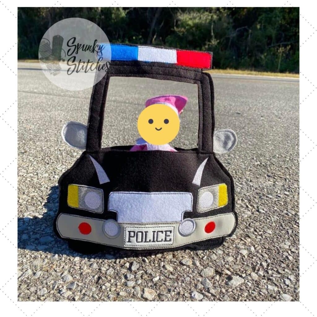 Police Car Slipover Elf Costume