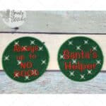 Santa’s Helper Badge Set