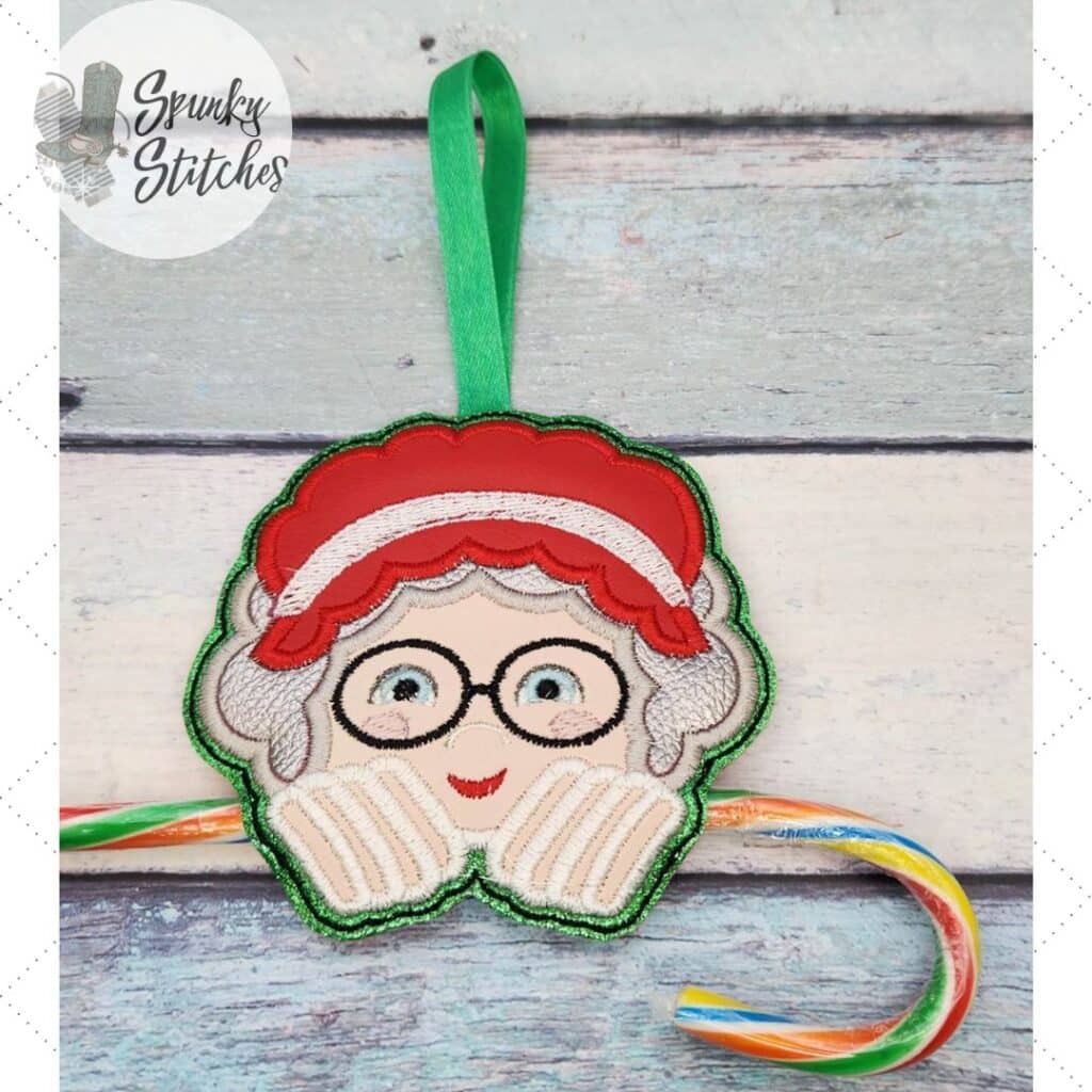 Mrs. Claus Candy Cane Holder Ornament