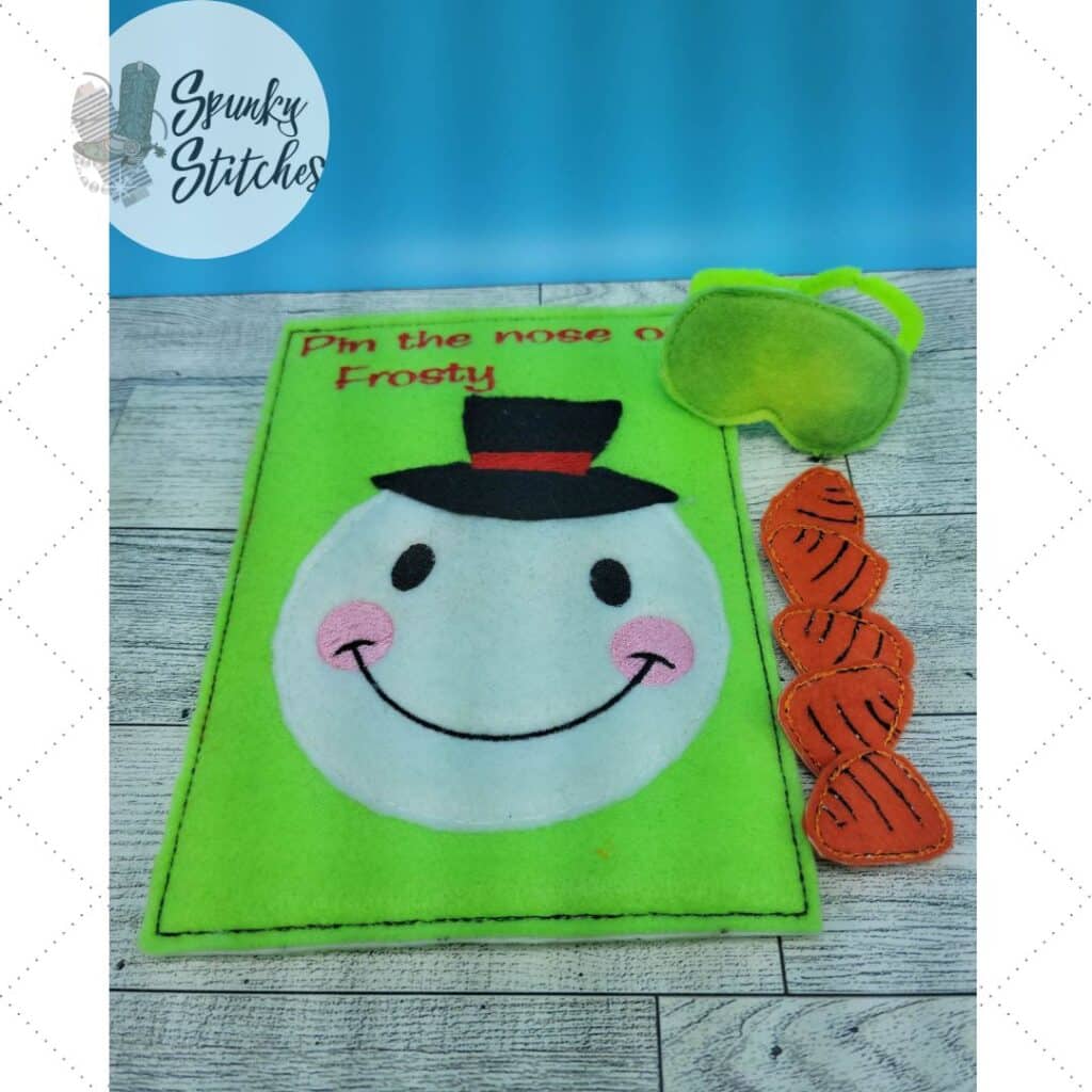 Pin The Nose On Frosty Elf Activity