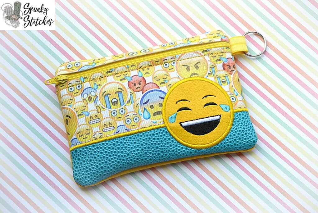 Laugh Emoji Zipper Bag
