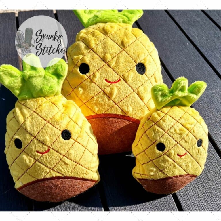 Squishy Pineapple Mini Notebook Cover