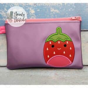 Squishy Strawberry Mini Notebook Cover