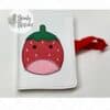 Squishy Strawberry Mini Notebook Cover