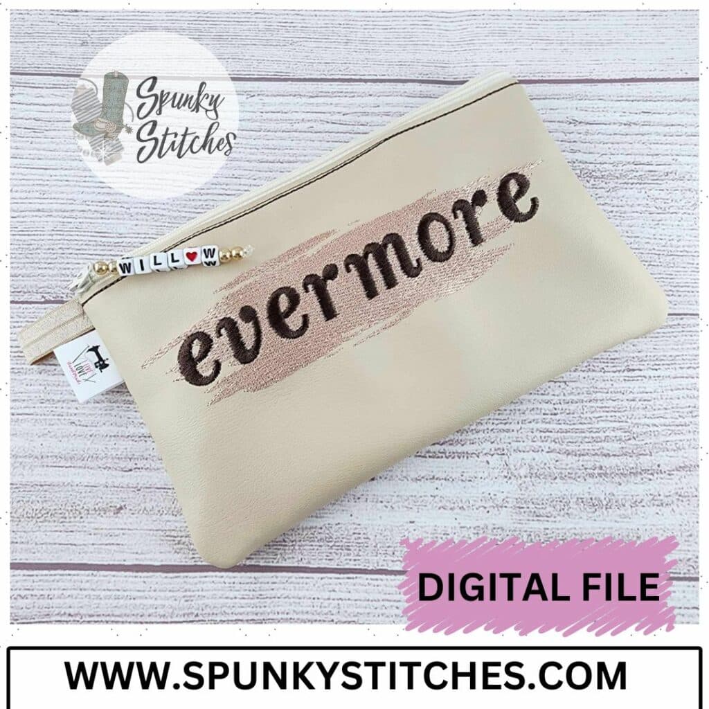 Faith Cross Zipper Bag (Key Fob Sold Separately)