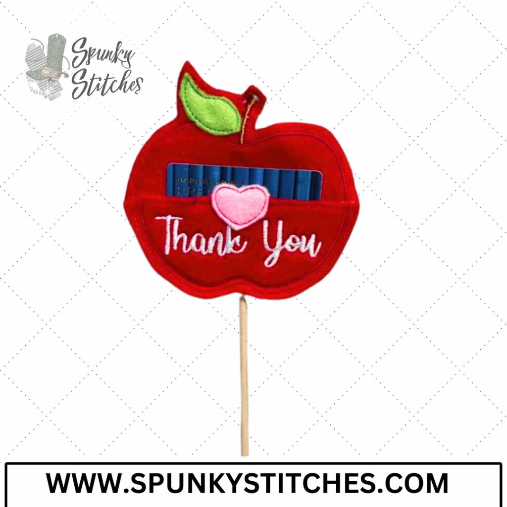 Apple Teacher Gift Card Holder