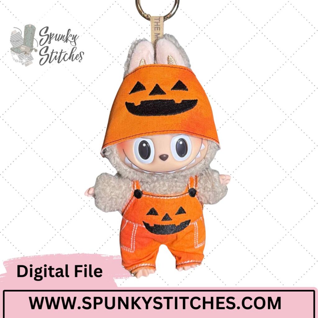 Bubu Monster Jackolantern Set Digital Embroidery File